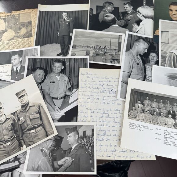 Art | Vintage Photos Lot 196s Us Army Military Major Bill Watts Letters ...